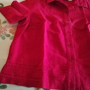 jm collection Tops | Petite Linen Button Front Shirt | Poshmark